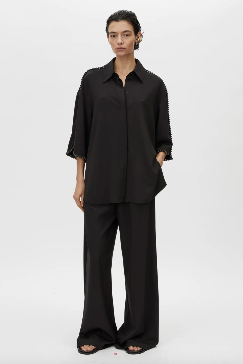 Camilla and Marc - Trevi Shirt - Black - Martin York